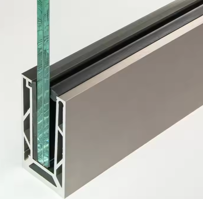 stainless steel u channel for 10mm glass - Jianglin