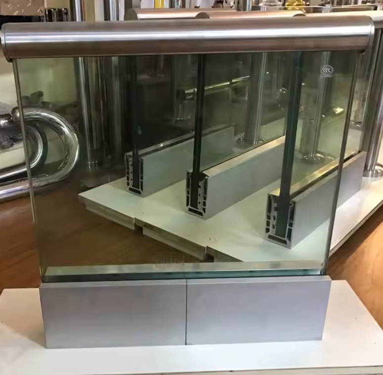 stainless steel u channel for 10mm glass - Jianglin